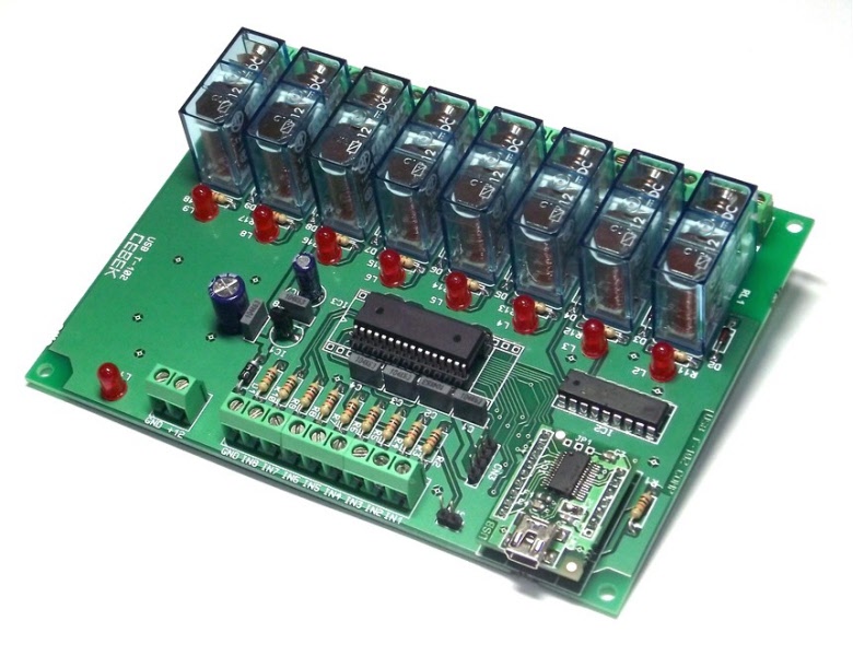 Cebek Computer Controlled 8-Channel Relay Interface